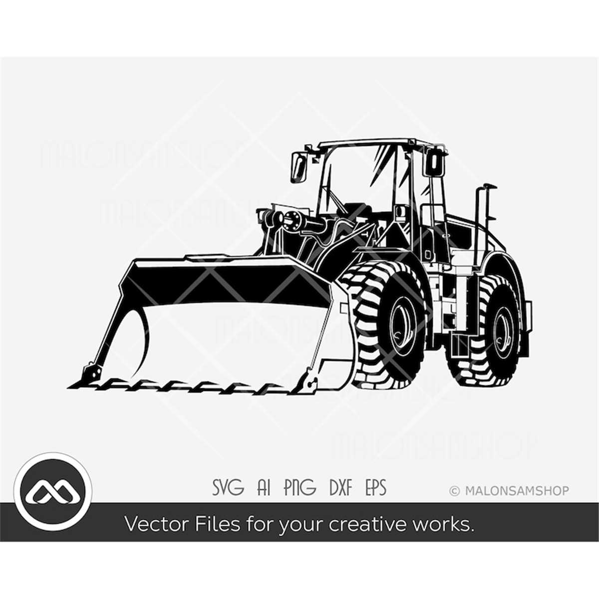 Backhoe SVG Loader truck - backhoe svg, heavy equipment svg, | Inspire ...