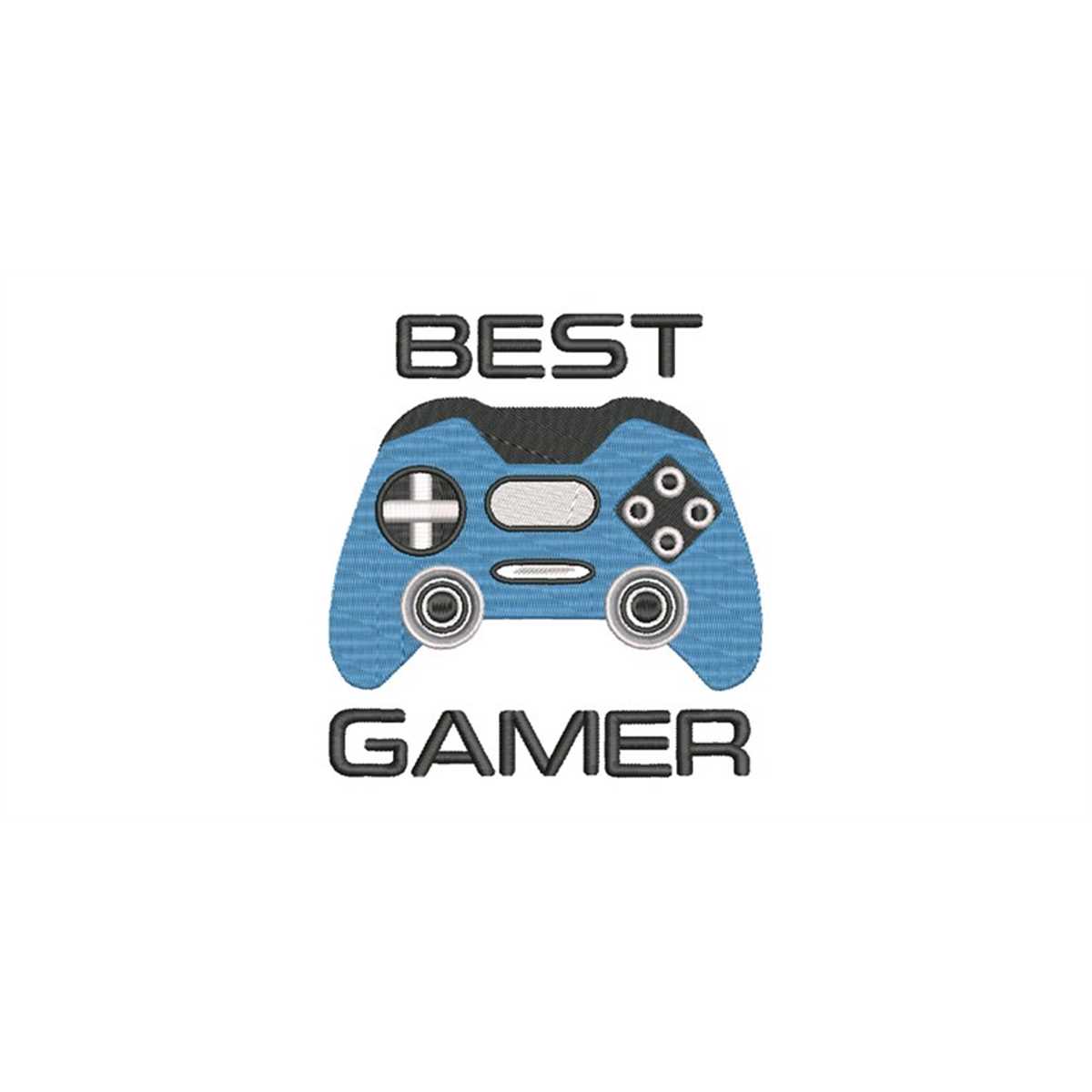 Embroidery file Best Gamer 10x10 13x18, 16x26 and 20x30 cm f | Inspire ...