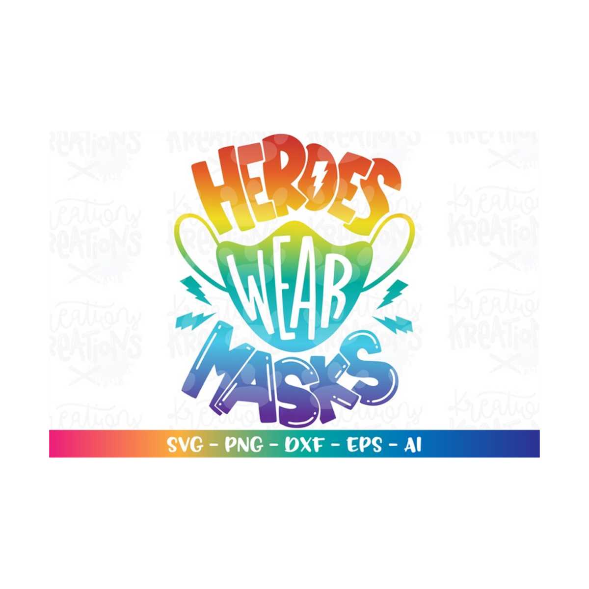 Heroes wear masks svg stay home wear mask kids People public | Inspire ...