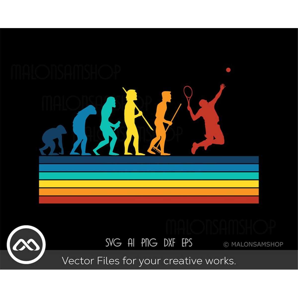 Tennis SVG Evolution - tennis svg, tennis ball svg, tennis r | Inspire ...