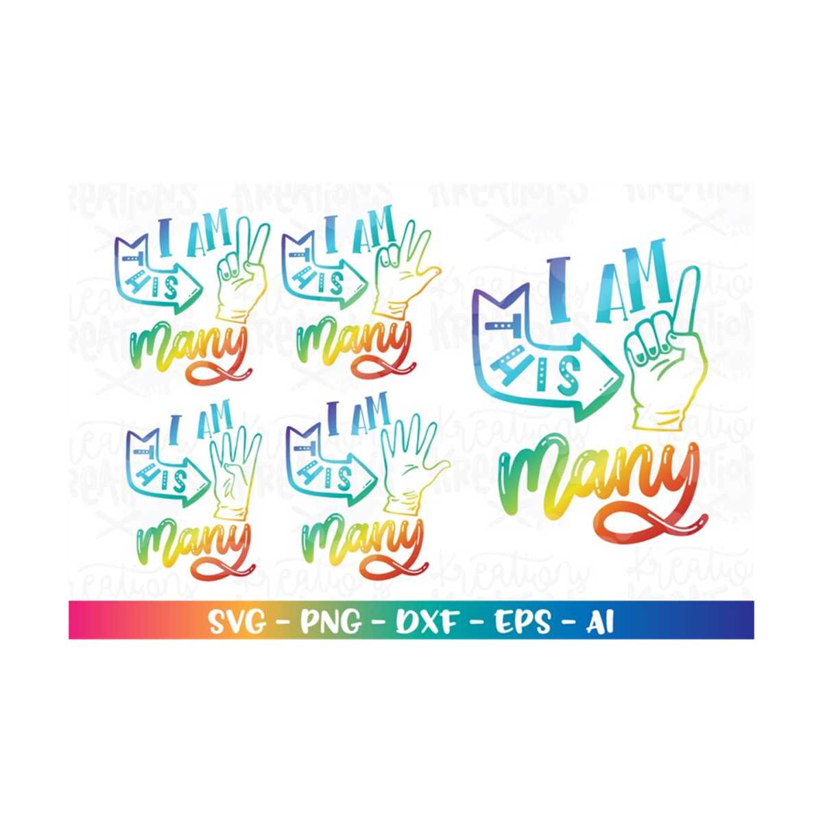 Birthday svg I am this many Hand gesture birthday cute kids | Inspire ...