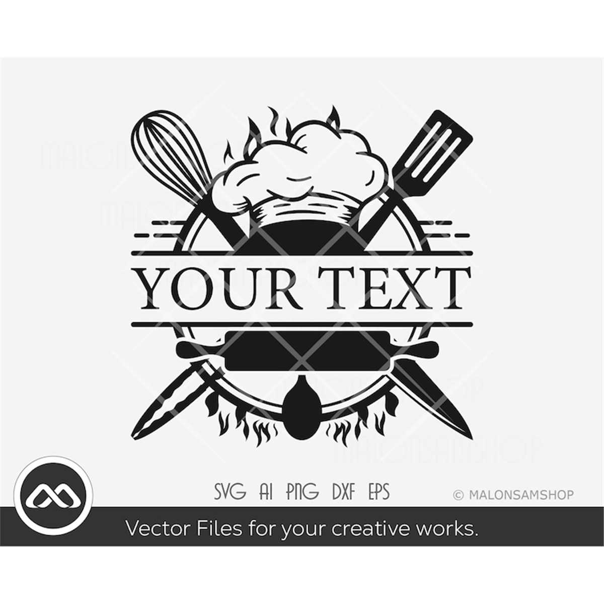 Chef SVG Chef logo - chef svg, kitchen svg, chef tools svg, - Inspire ...