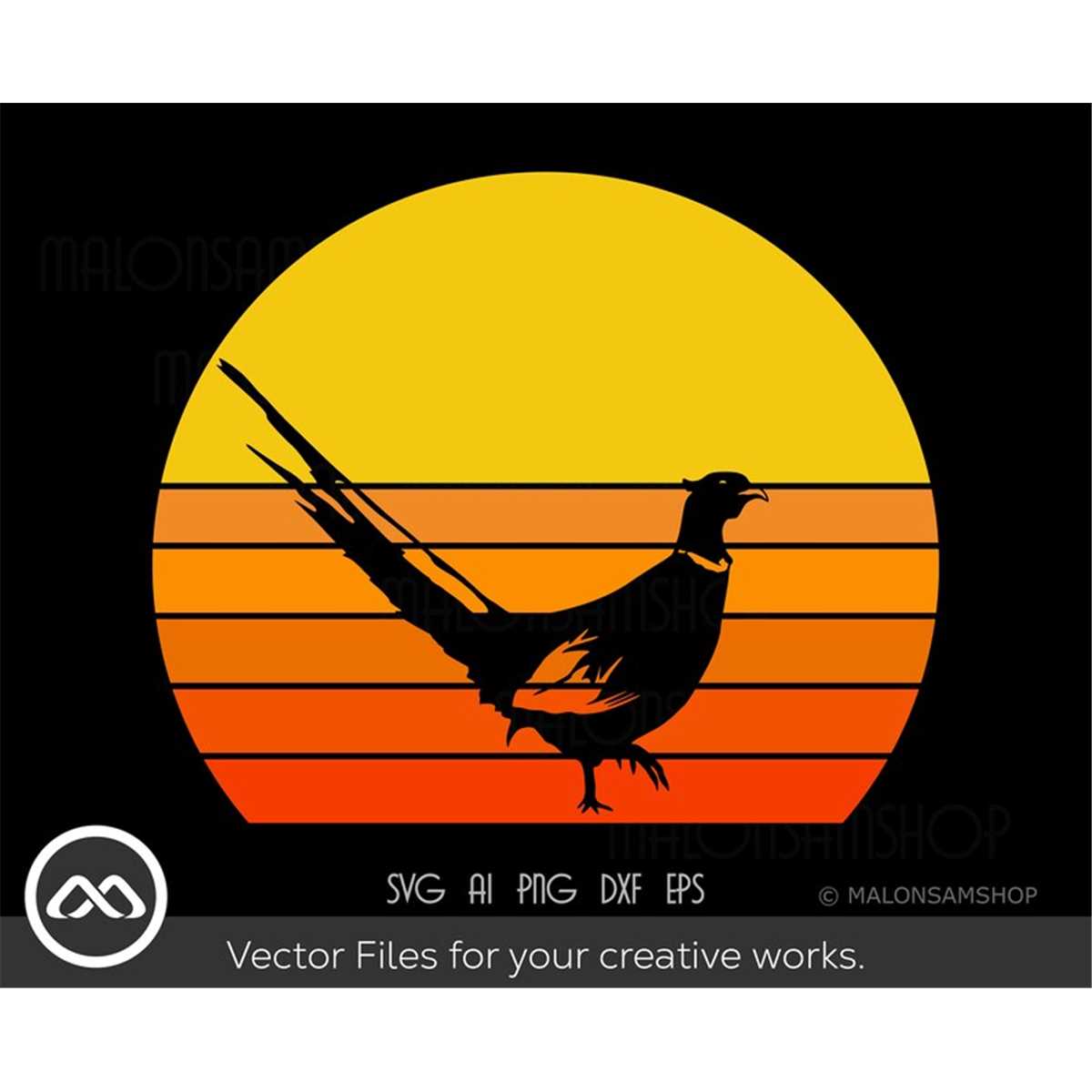 Retro Pheasant SVG Pheasant Hunting SVG - hunting svg, easte - Inspire ...