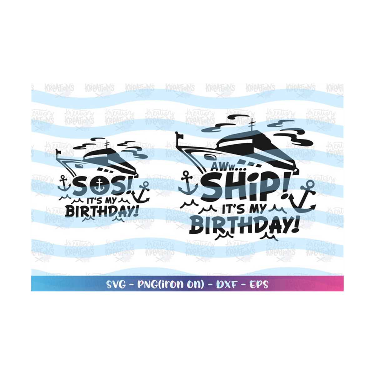 Aww Ship! svg SOS Cruise Ship Birthday svg birthday gift svg | Inspire ...