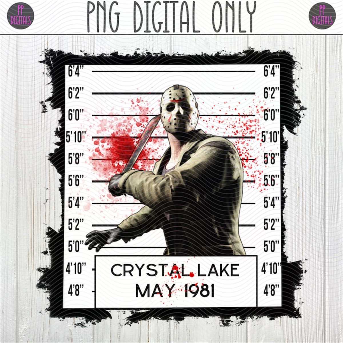 Jason Voorhees, Friday the 13th, Halloween PNG Sublimation D | Inspire Uplift