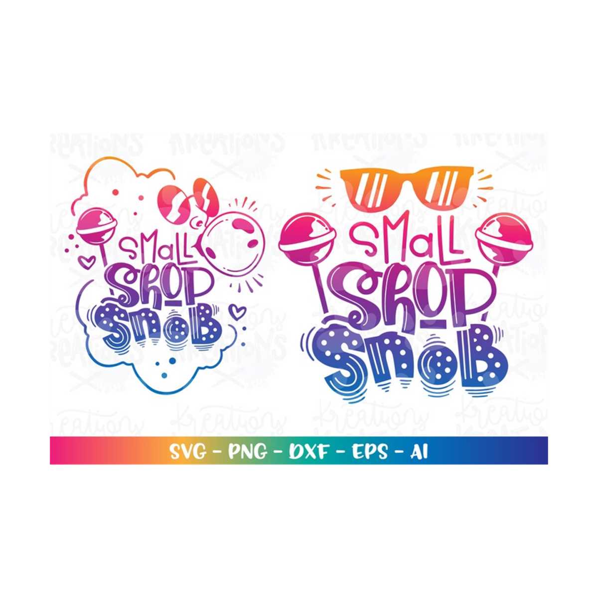 Small Shop Snob svg kids cute boy girl bubblegum shirt desig | Inspire ...
