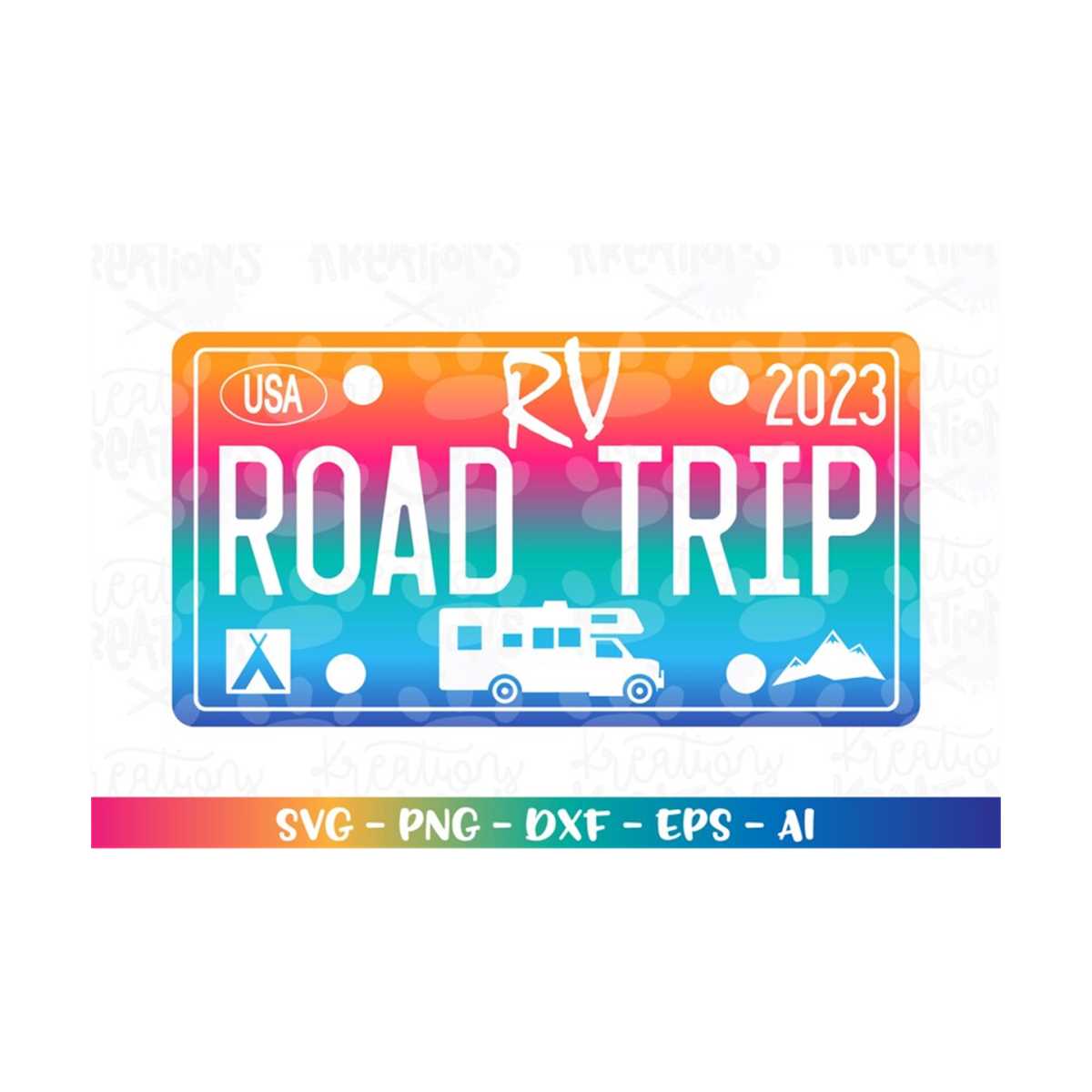 RV Road Trip svg RV caravan svg Adventure gift idea cut cutt | Inspire ...