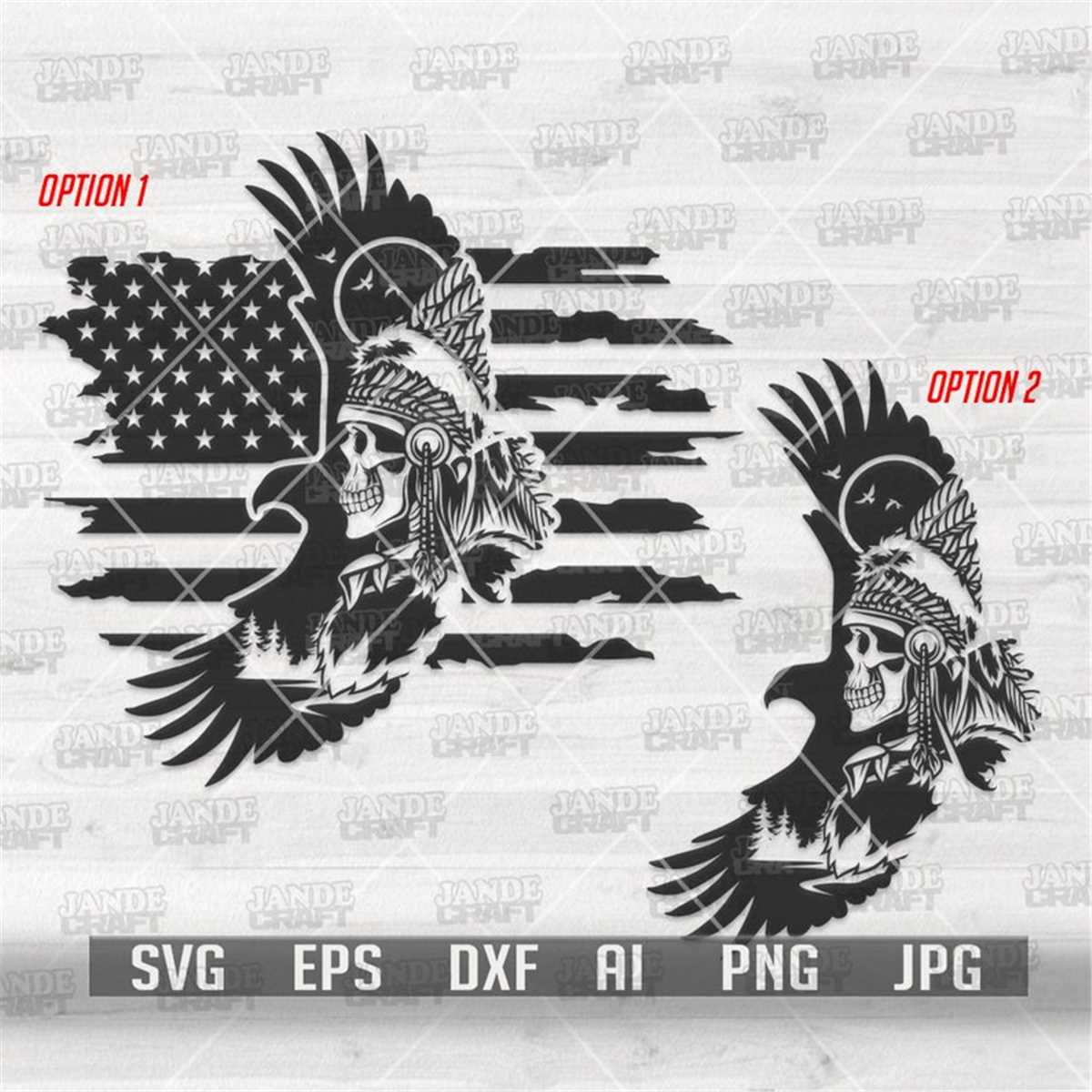 Native American Skull Scene svg | Patriotic Eagle Shirt png | Inspire ...