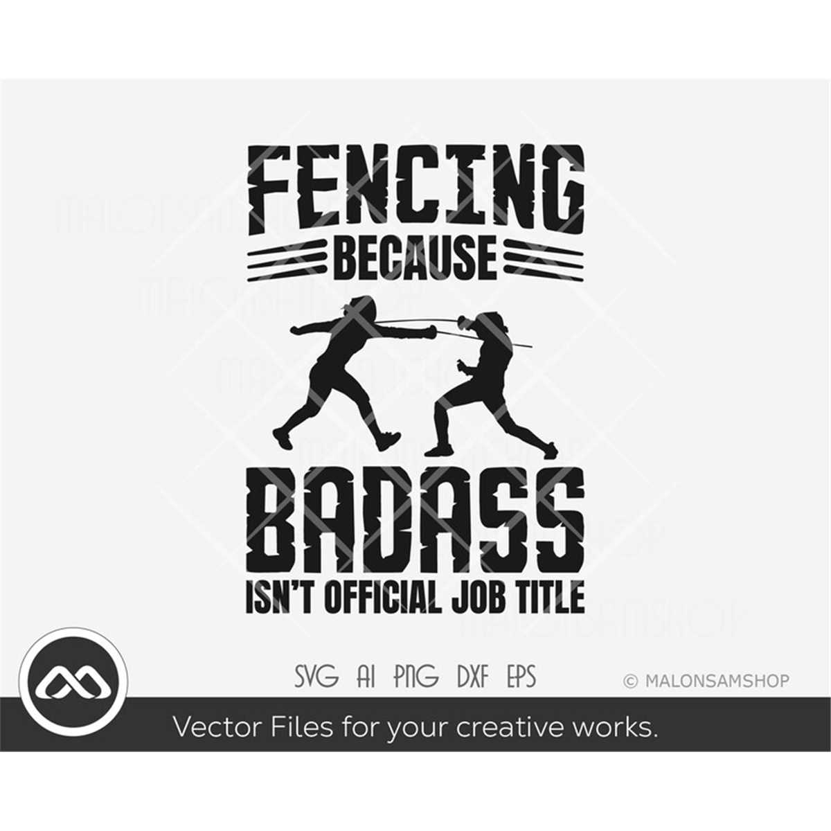 Fencing SVG Job title - fencing svg, fencing sword, silhouet - Inspire ...