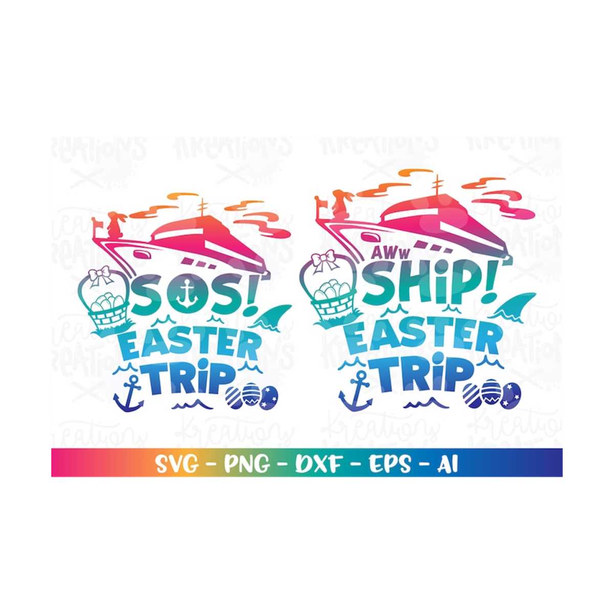 AWw Ship!Easter trip svg Easter cruise trip cruise ship SOS | Inspire ...