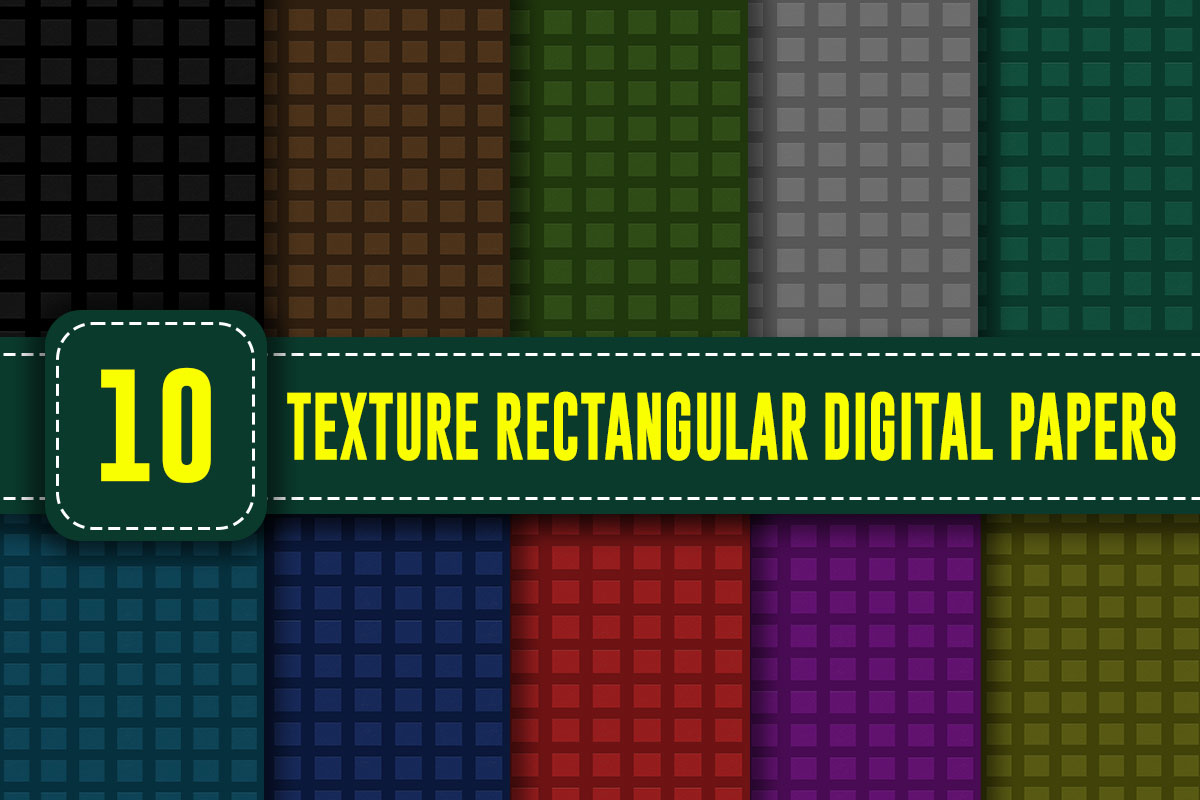 Texture Rectangular Digital Papers - Inspire Uplift