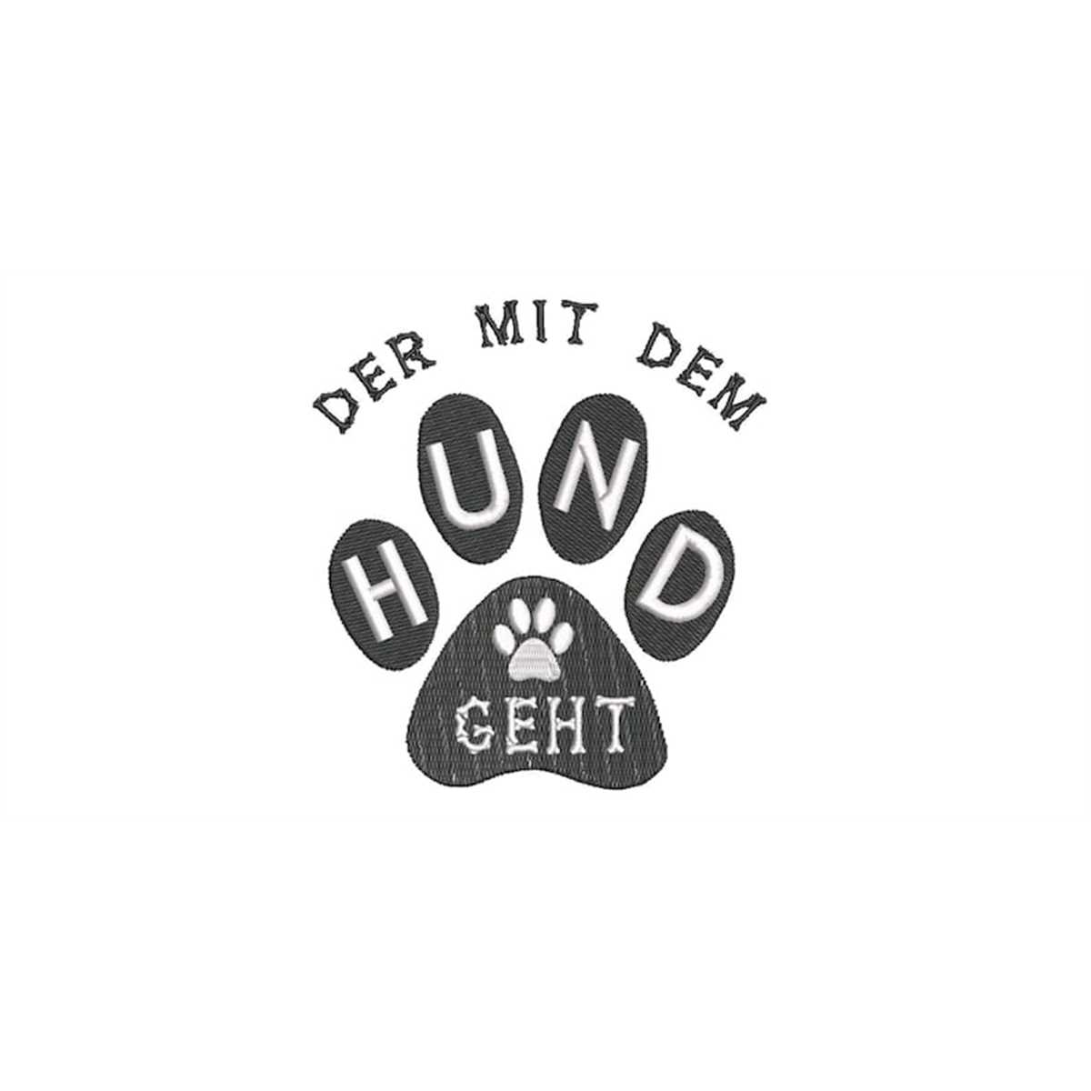 Embroidery file The go with the dog saying dogs machine embr | Inspire ...