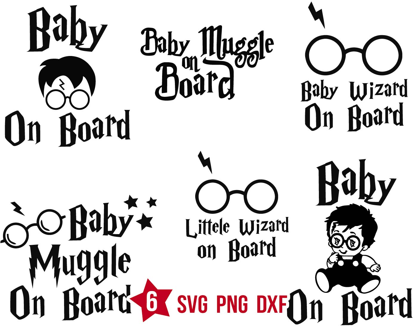 Baby Muggle on Board svg, Baby Wizard On Board SVG, Magic Wi - Inspire ...