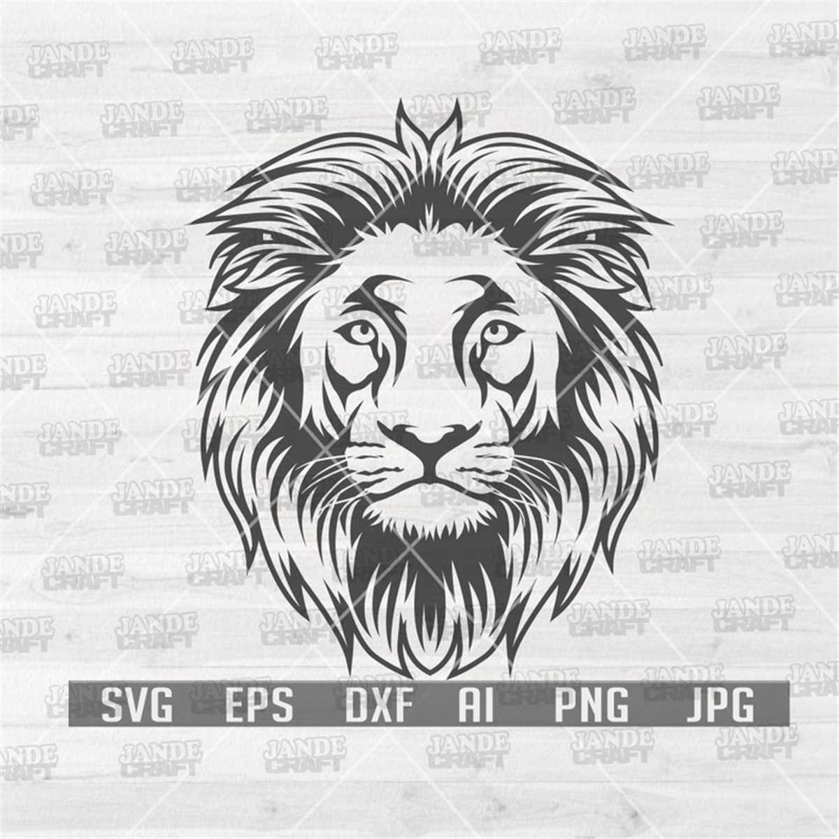 Lion Head svg | Wild Animal Clipart | Zookeepers Gift Idea S | Inspire ...