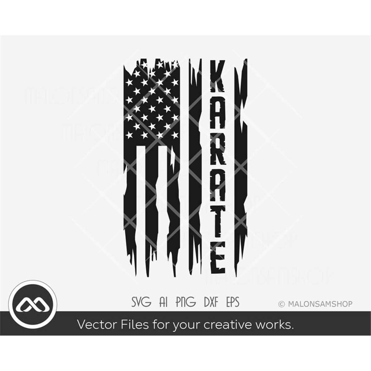Karate SVG Us Flag - karate svg, martial arts svg, black bel | Inspire ...