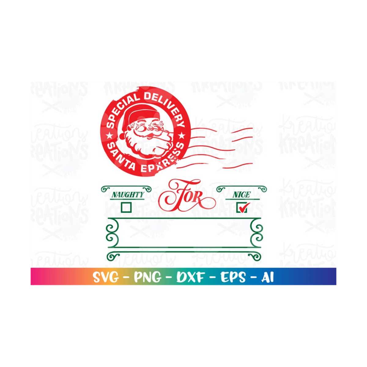 Santa Clause Express Delivery svg North Pole print decal svg | Inspire ...