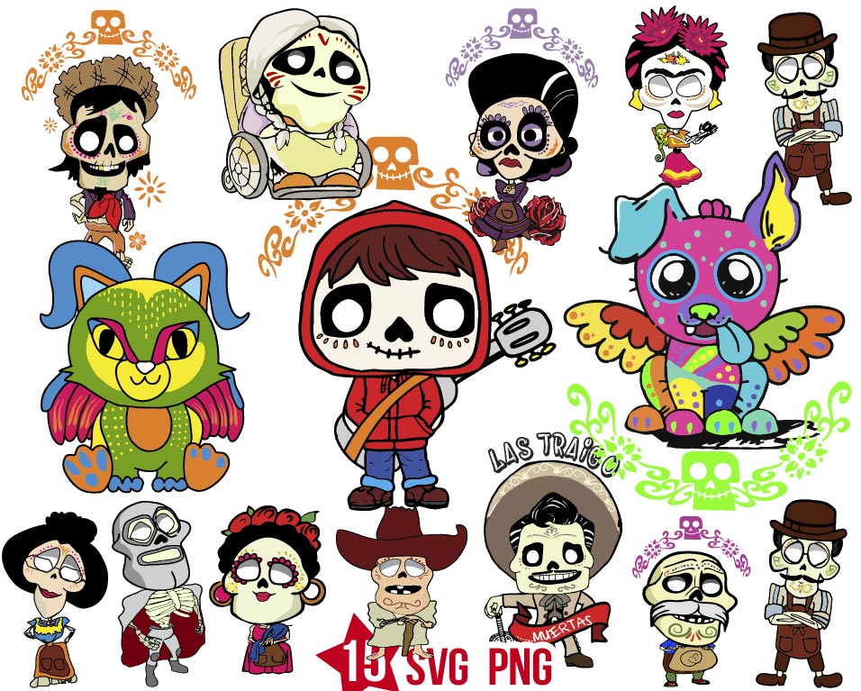 Coco svg, Coco PNG, Coco Birthday printables, Coco Guitar SV - Inspire ...