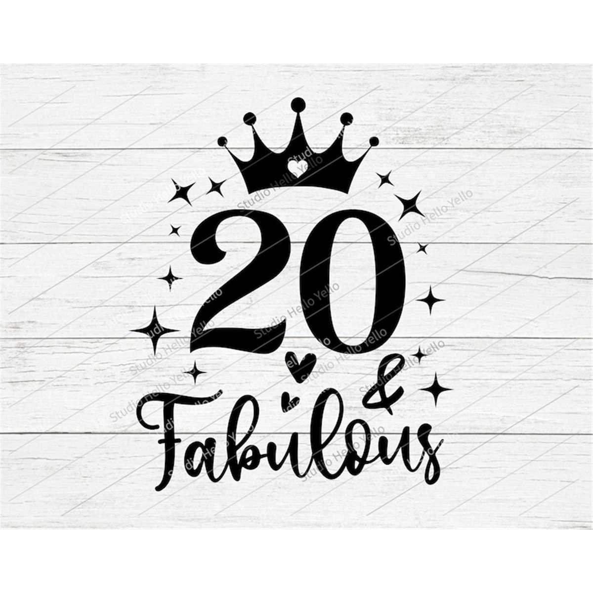 20th birthday svg, 20th Birthday, Birthday svg, 40th birthda | Inspire ...