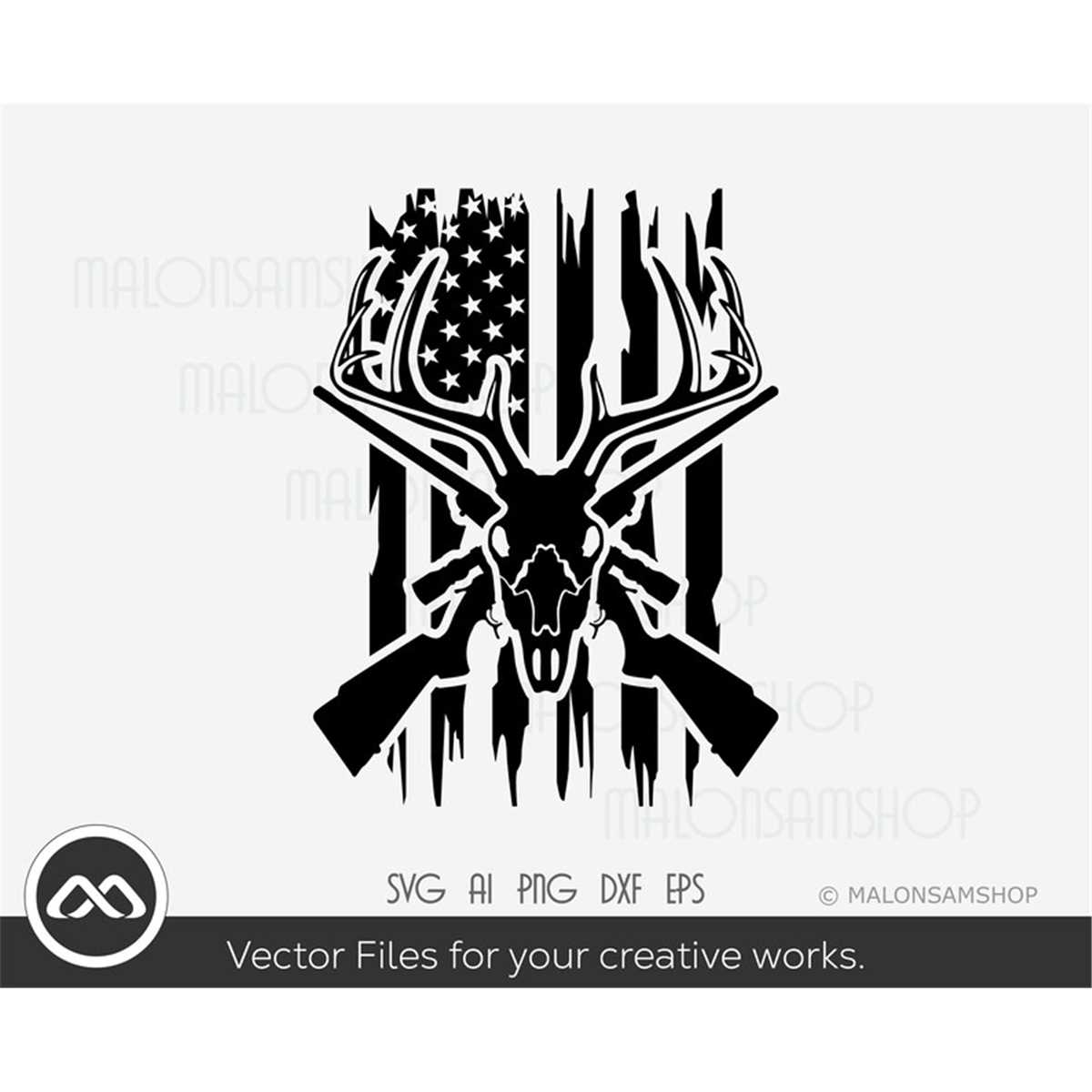 Us Deer skull svg, rifles svg, hunting svg, Deer hunting svg | Inspire ...