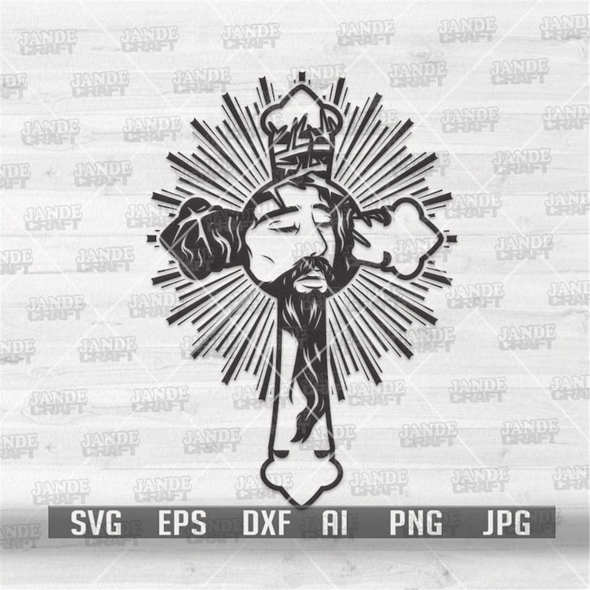 Jesus is Cross svg | Crucifix Clipart | Holy God Cut File | | Inspire ...