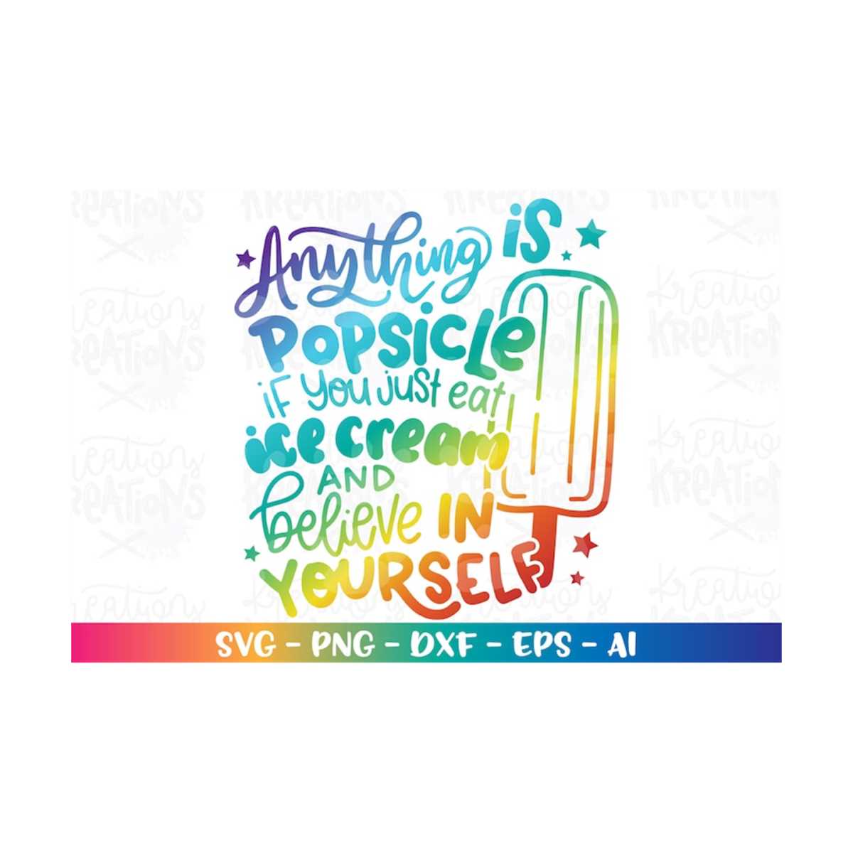 Anything is Popsicle if you just eat ice cream and believe i - Inspire ...