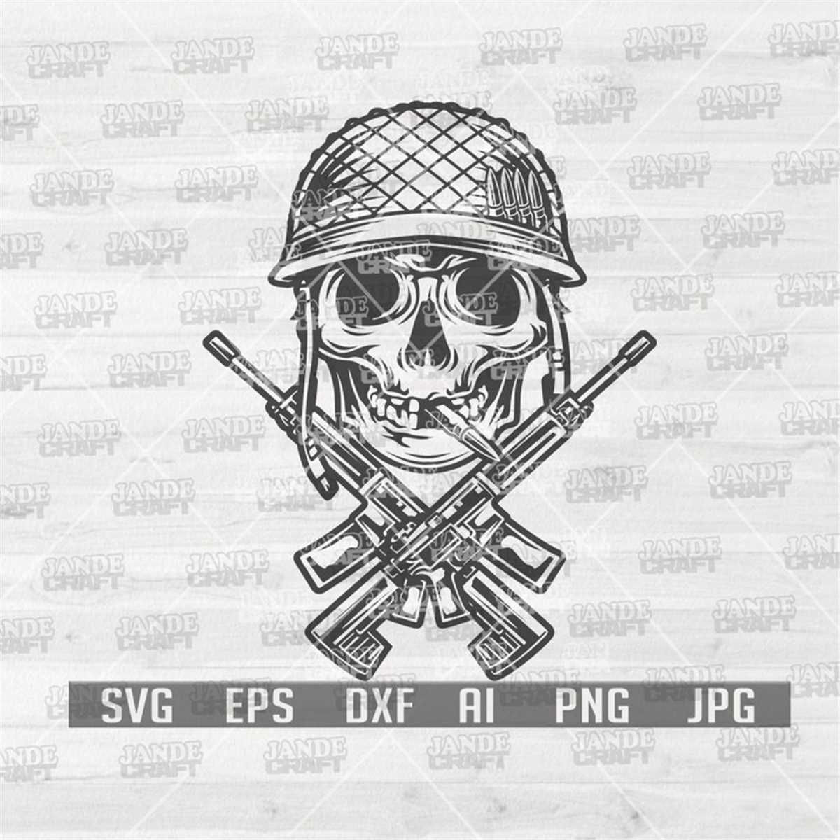 Soldier Skull svg | Veteran svg | US Army svg | Veteran Clip | Inspire ...
