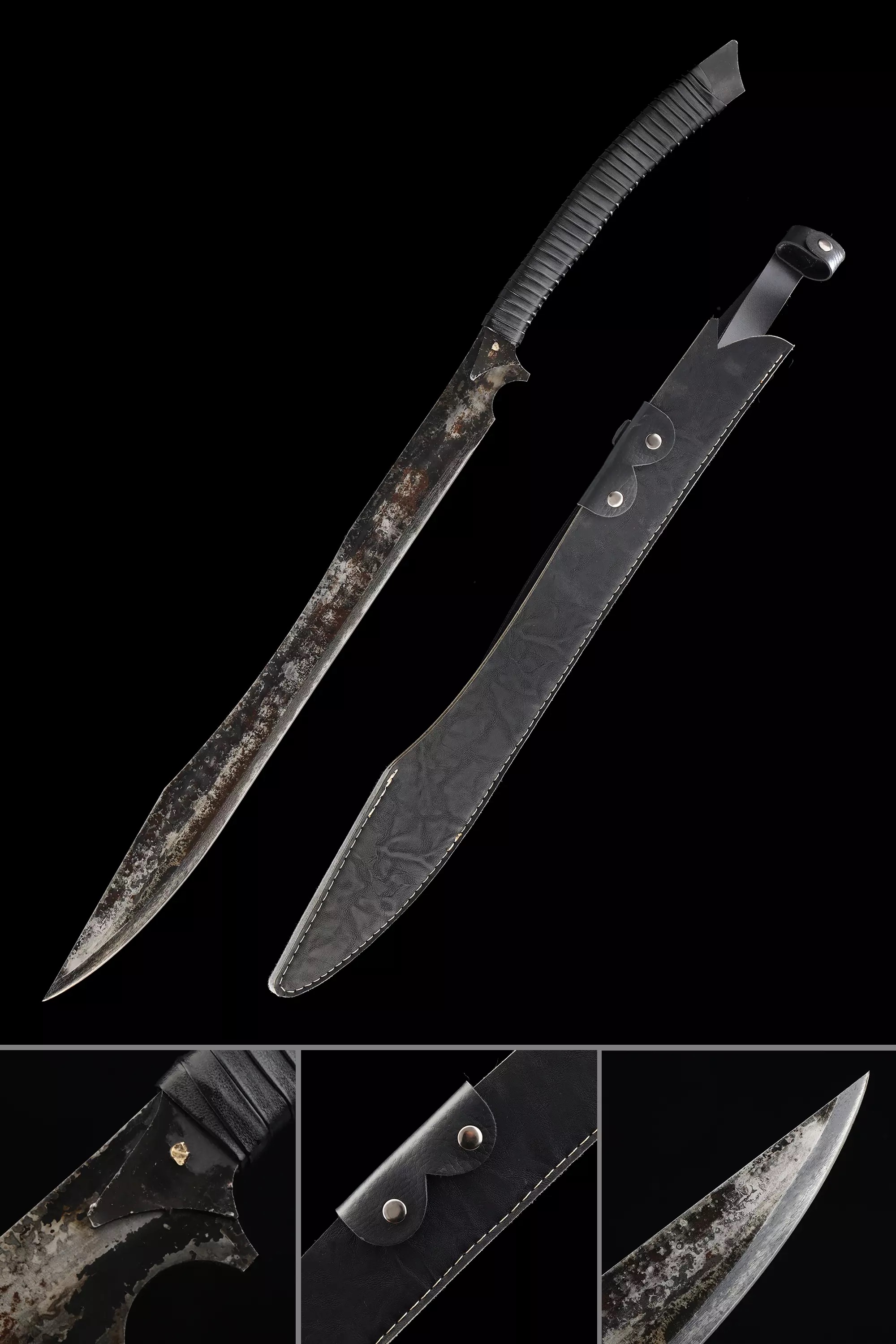 Very Unique Handmade Zombie Machete Sword Pattern Steel/Func - Inspire ...