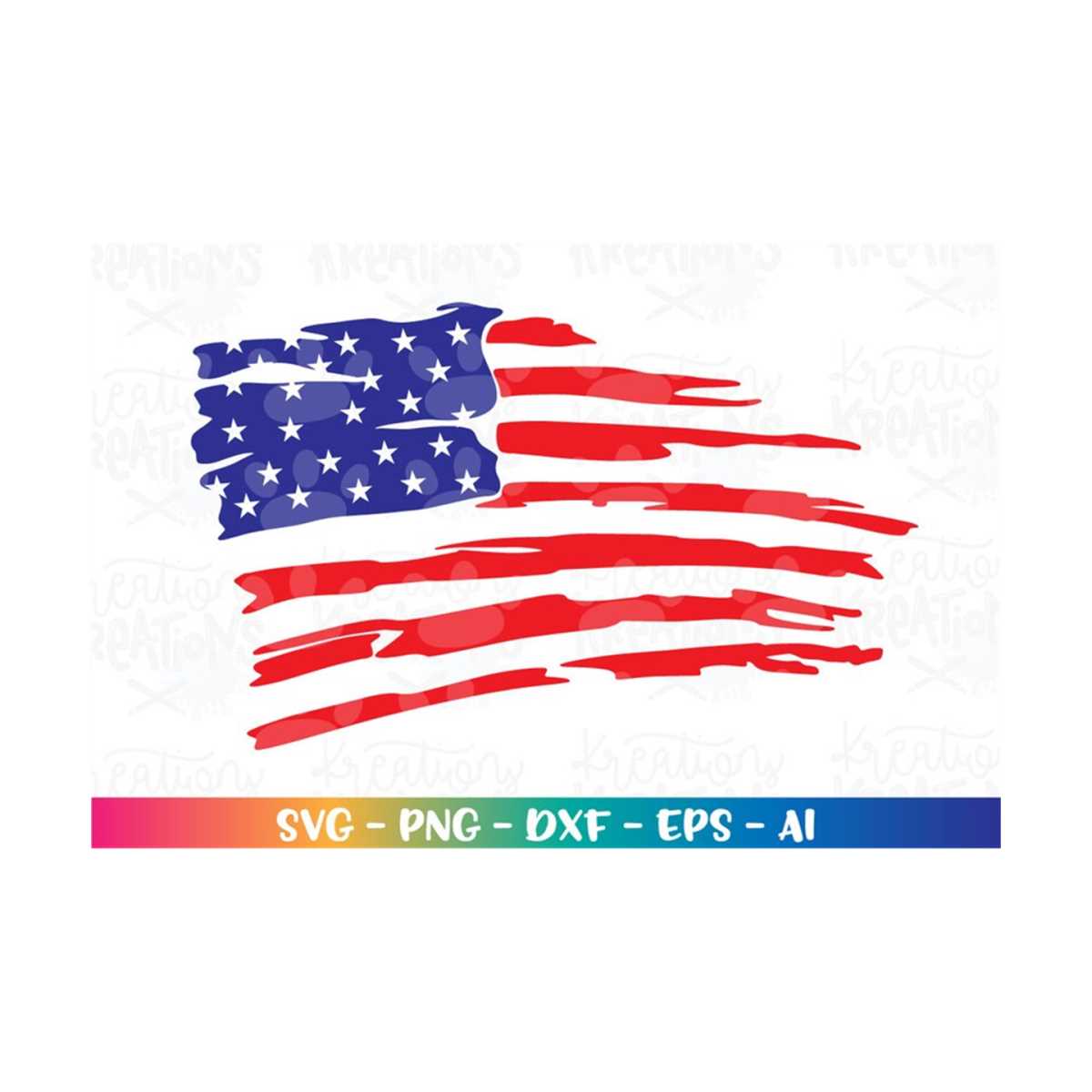 Distress American Flag svg american flag usa flag distressed | Inspire ...