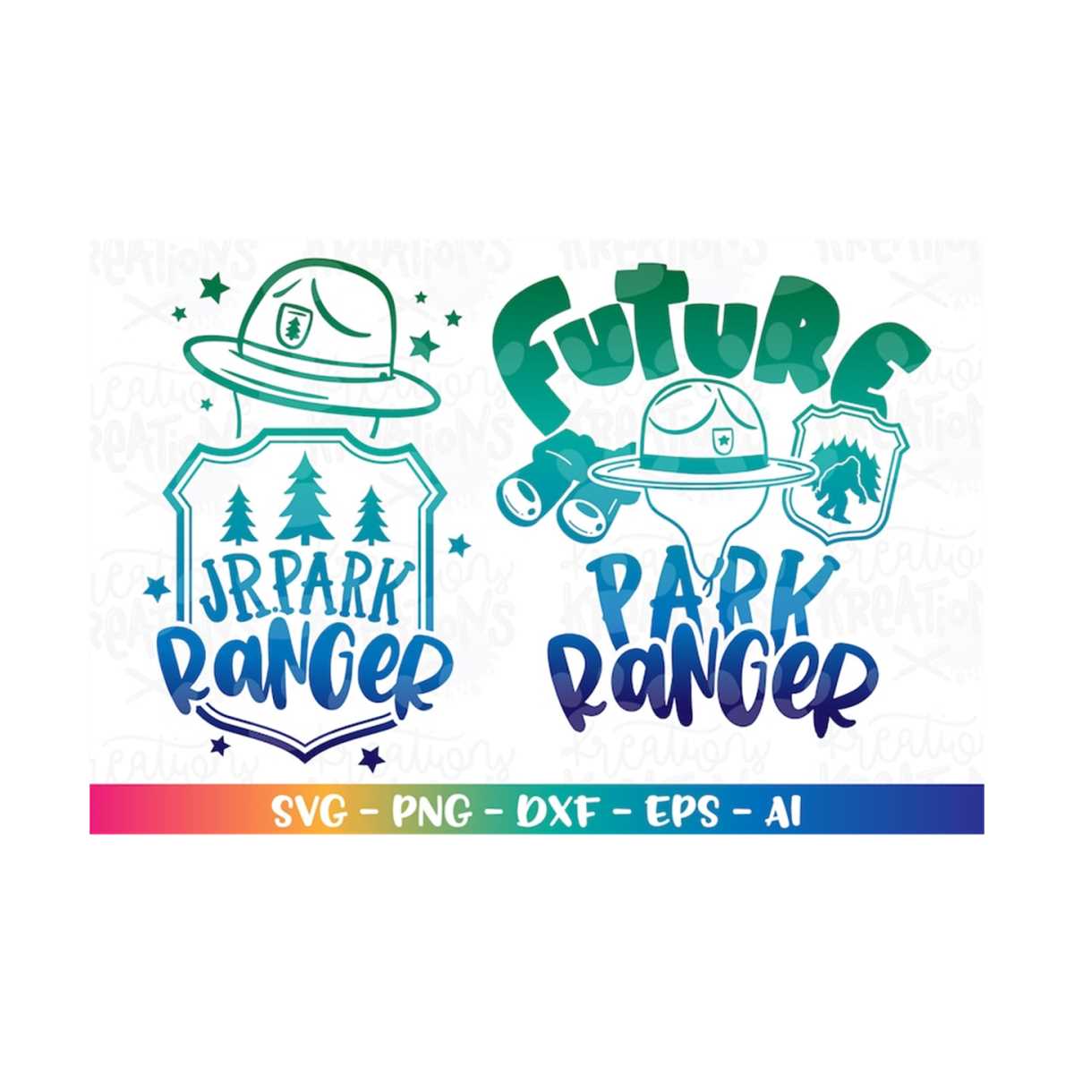 Future Park Ranger svg Junior camping forest yeti hat baby b | Inspire ...