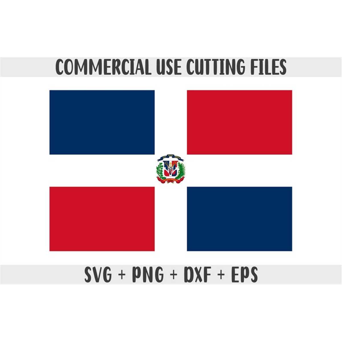 Dominican Republic flag SVG Original colors, Dominican Repub | Inspire ...