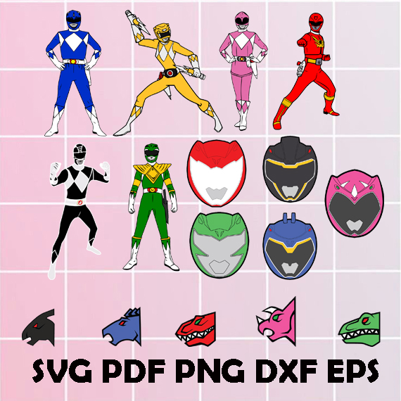 Power Ranger Svg, Power Ranger CLipart, Power Ranger Eps, Po - Inspire ...