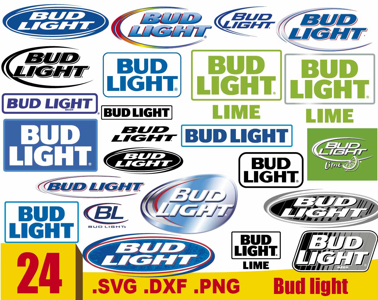 bud light svg - Inspire Uplift