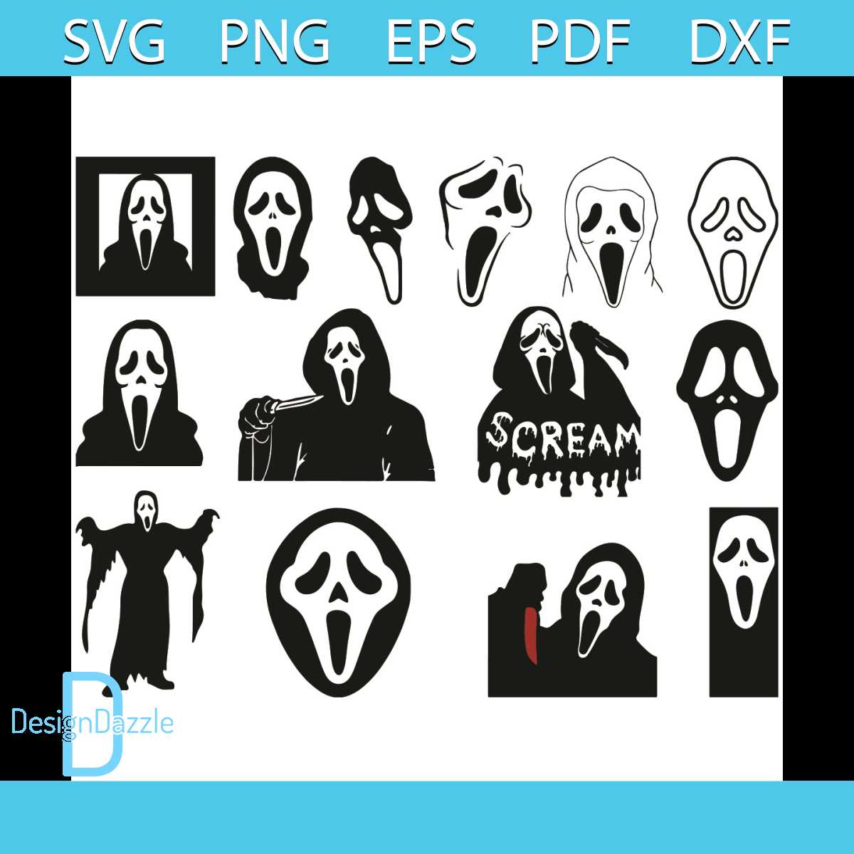 Scream Svg, Trending Svg, Ghostface Svg, Scream Movie Svg, H | Inspire ...