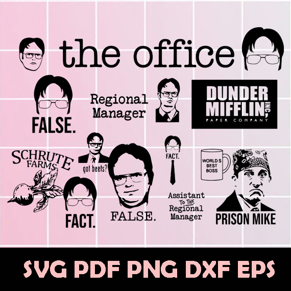 The Office Svg, The Office CLipart, The Office Digital Clipa - Inspire ...