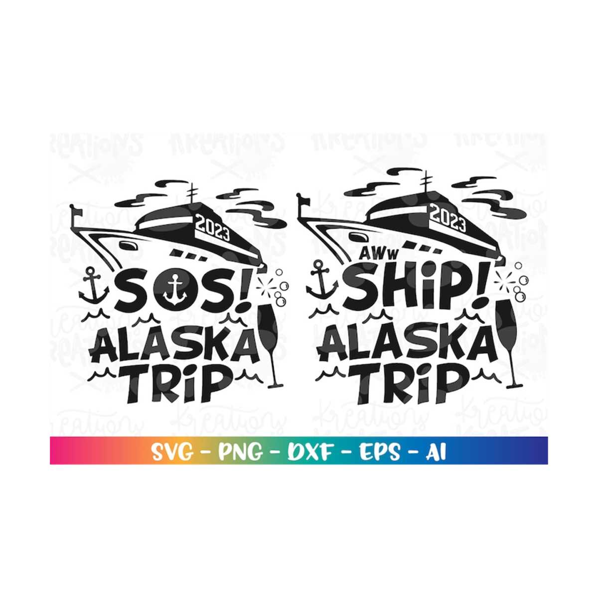 Aww Ship! ALASKA trip svg Alaska cruise trip cruise ship shi - Inspire ...