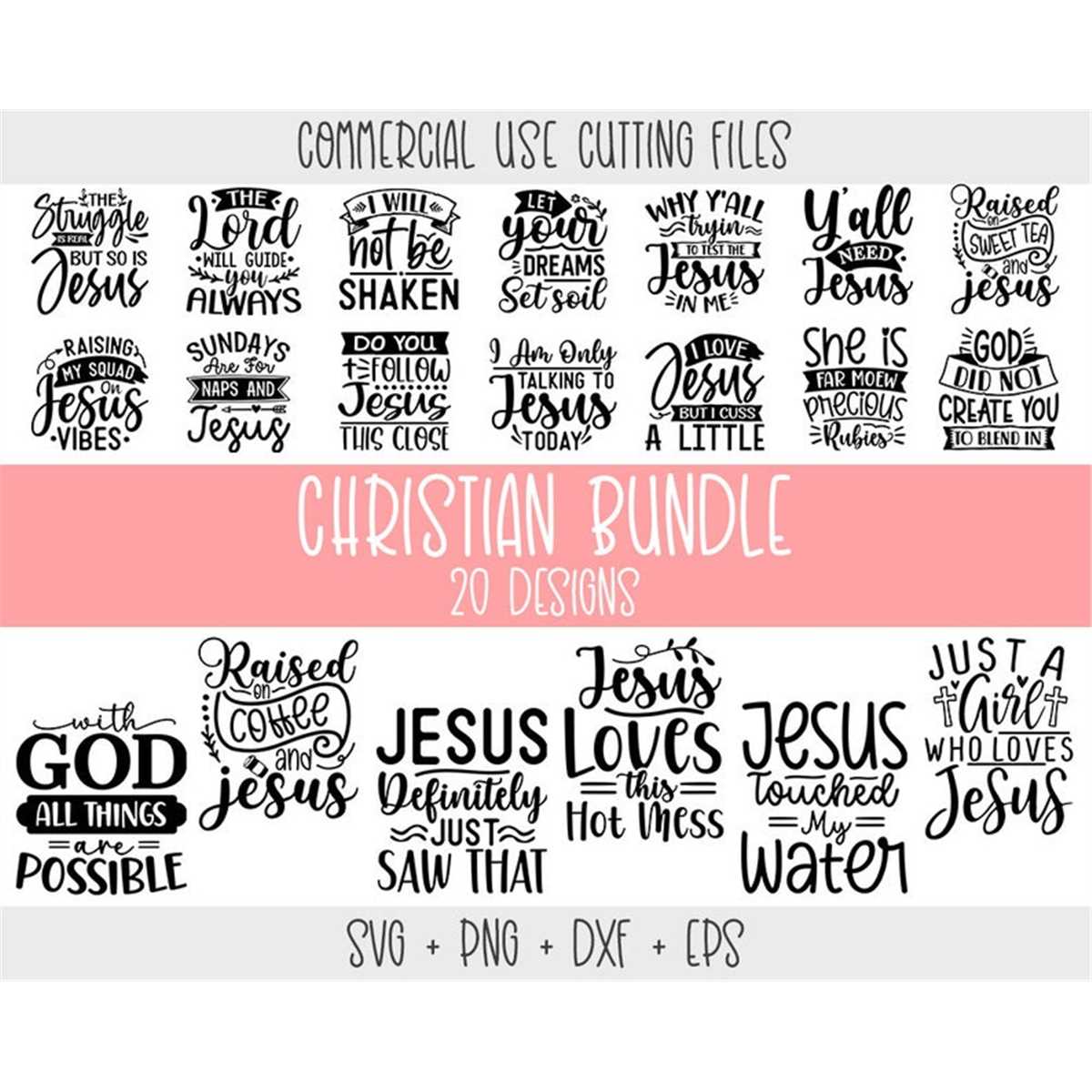Christian svg bundle, Jesus svg bundle, Scripture Bundle, Go | Inspire ...