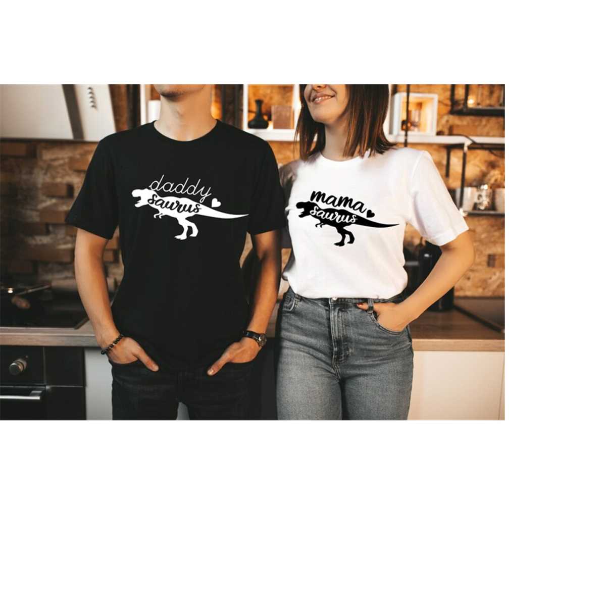 Mama Saurus,Daddy Saurus,Dinosaur Birthday Shirts,Mom and Da | Inspire ...