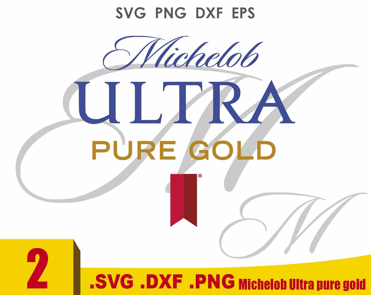 Michelob Ultra Pure Gold svg, Superior Light Beer svg, Miche - Inspire ...