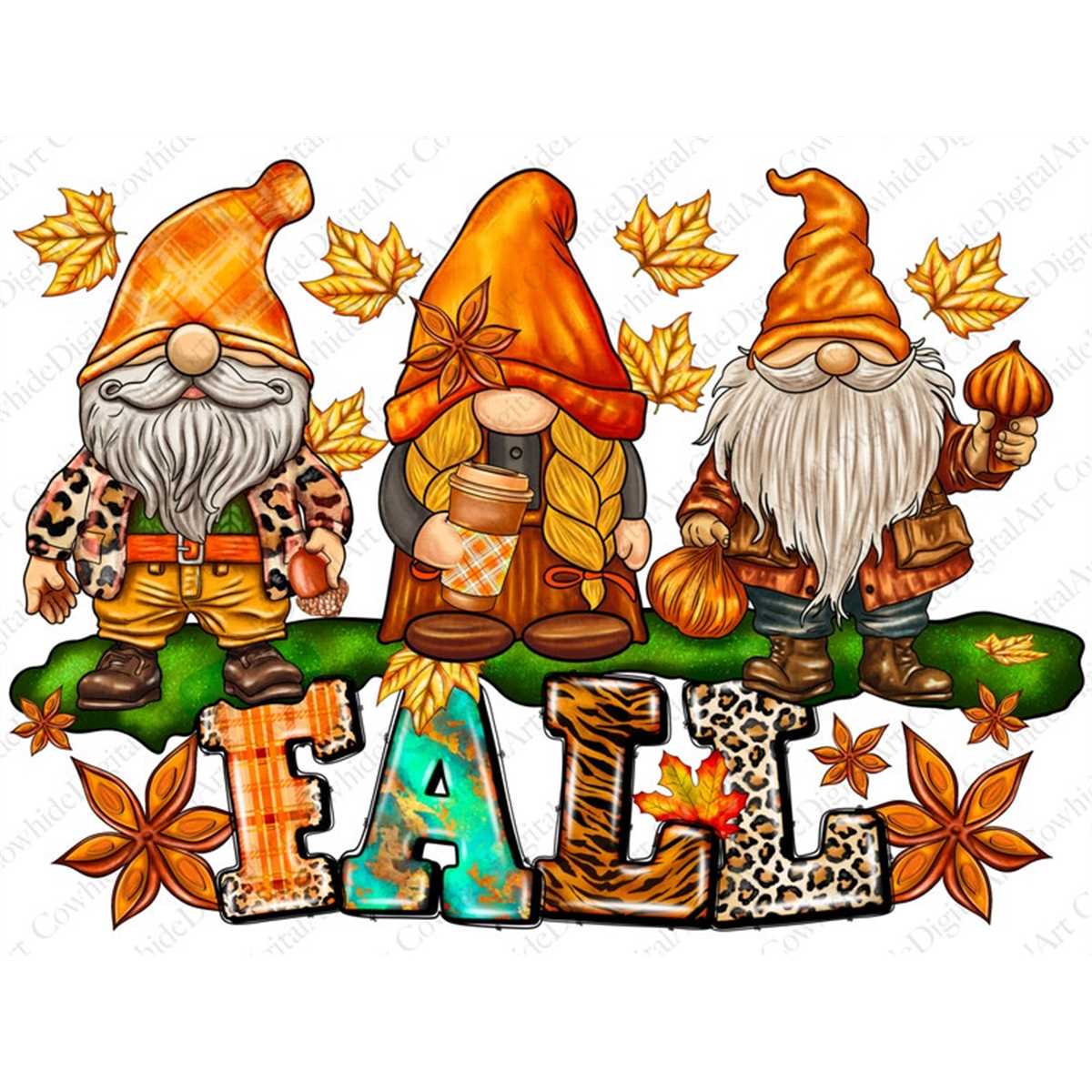 Fall gnomes png sublimation design download, Autumn png, hel | Inspire ...