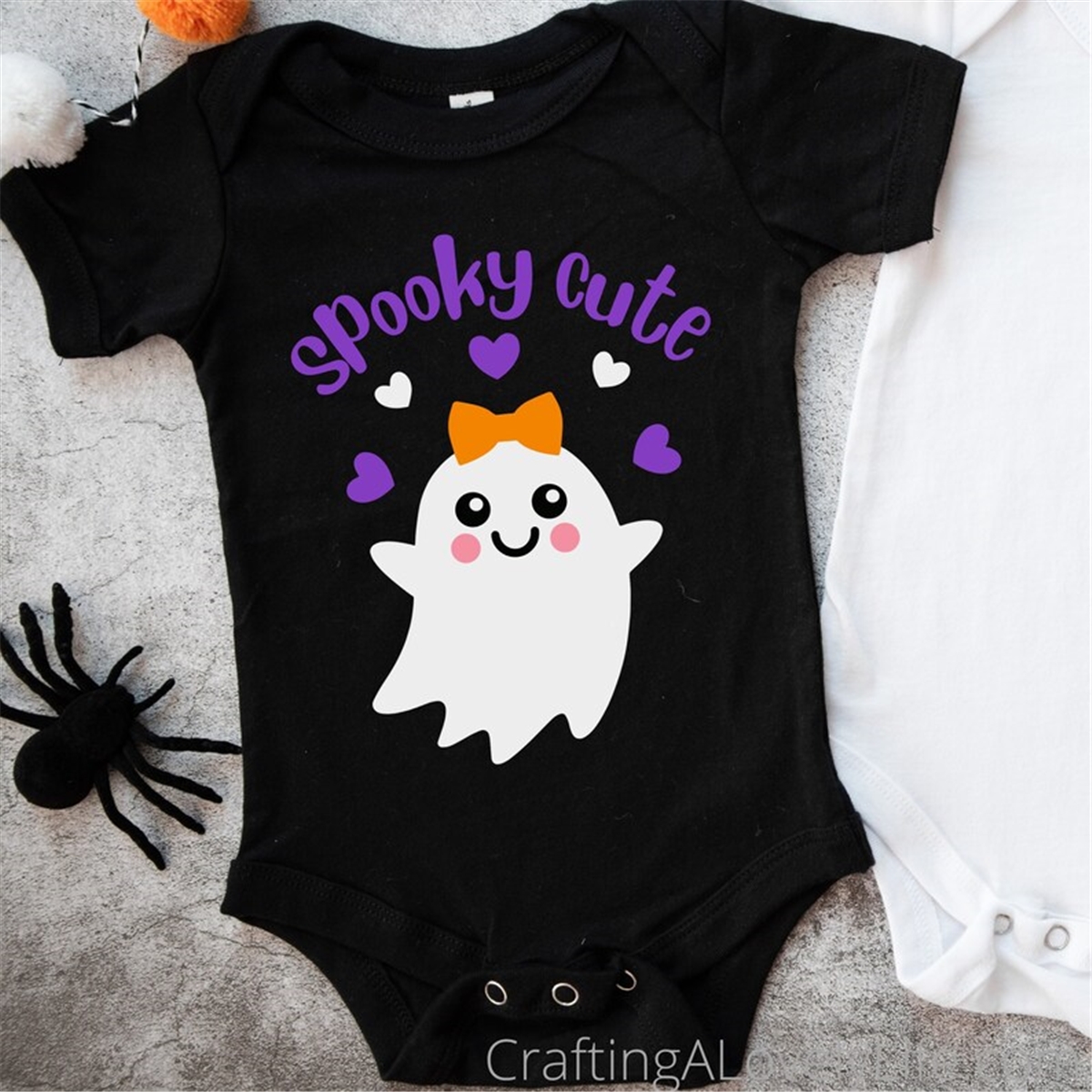 Spooky Cute SVG, Kid Halloween Shirt svg, Ghost svg, Cricut - Inspire ...