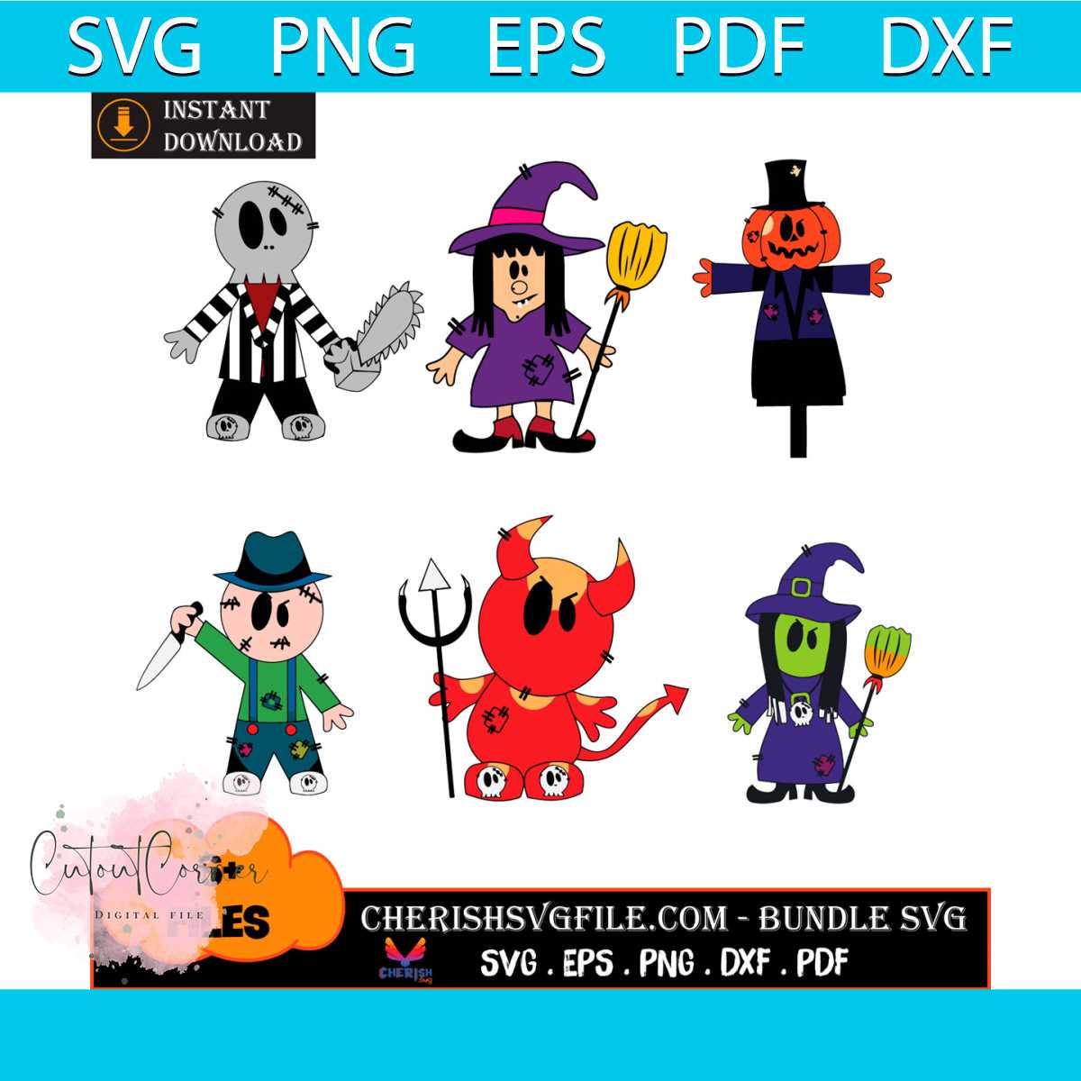 Halloween Dummy Bundle Svg, 6 Files Of Halloween Dummy Svg | Inspire Uplift