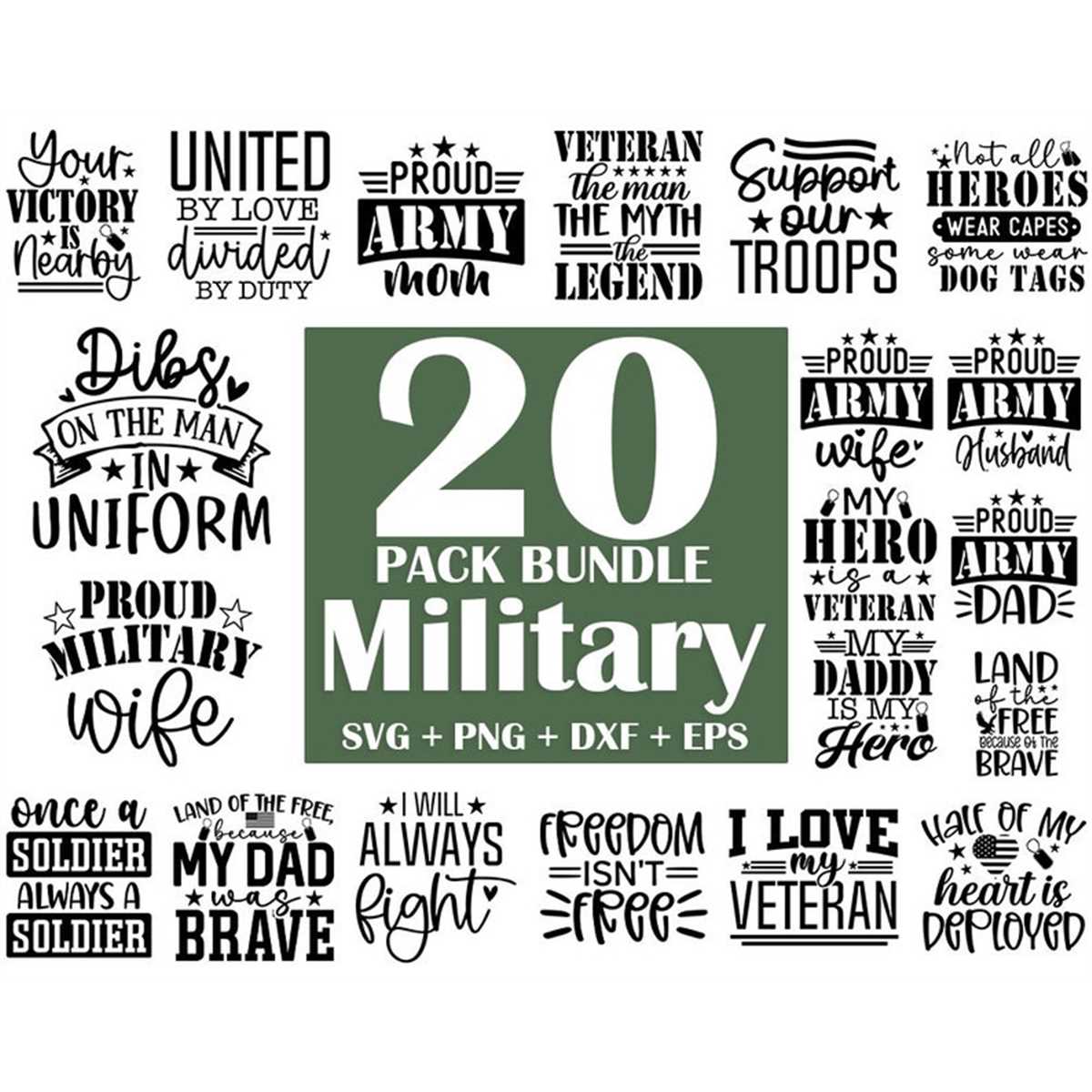 Military SVG Bundle, Military Svg, Military Png, Army Svg, S - Inspire ...