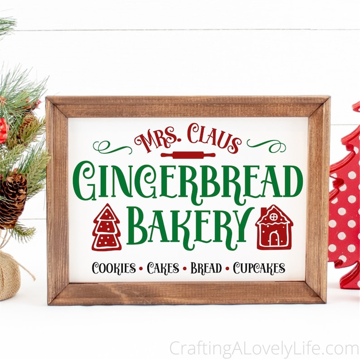 Mrs Claus Bakery Svg | Inspire Uplift