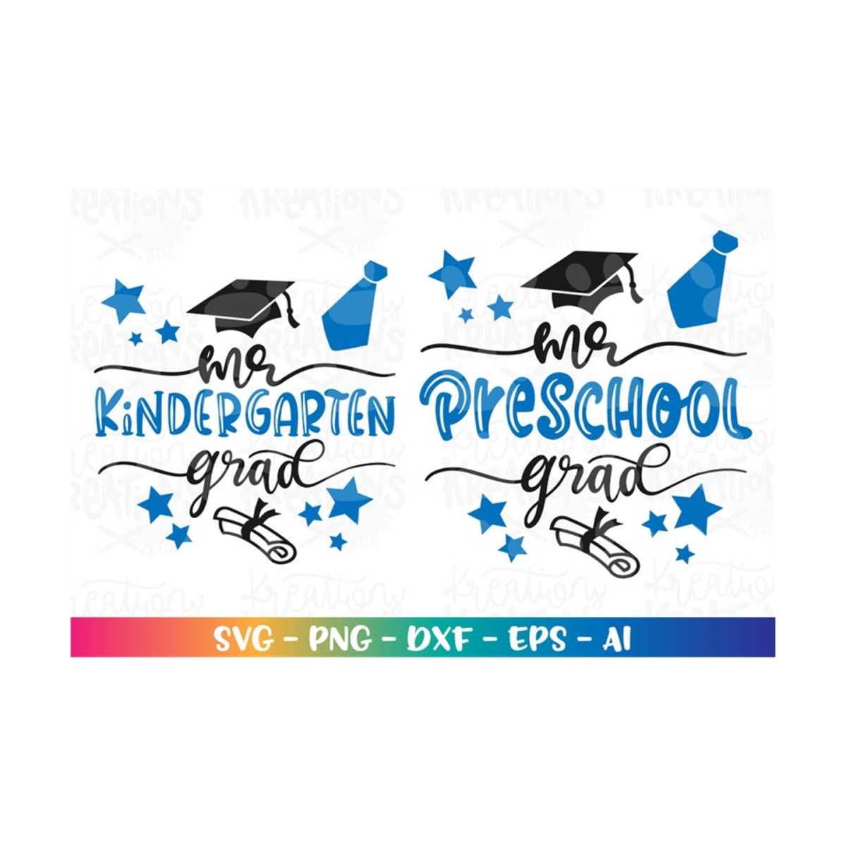 Graduation svg Mr Kindergarten Grad svg Mr Preschool Grad bo | Inspire ...