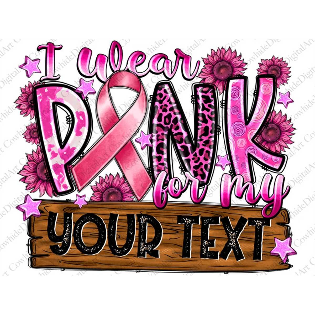 Custom name Breast Cancer png sublimation design download, | Inspire Uplift