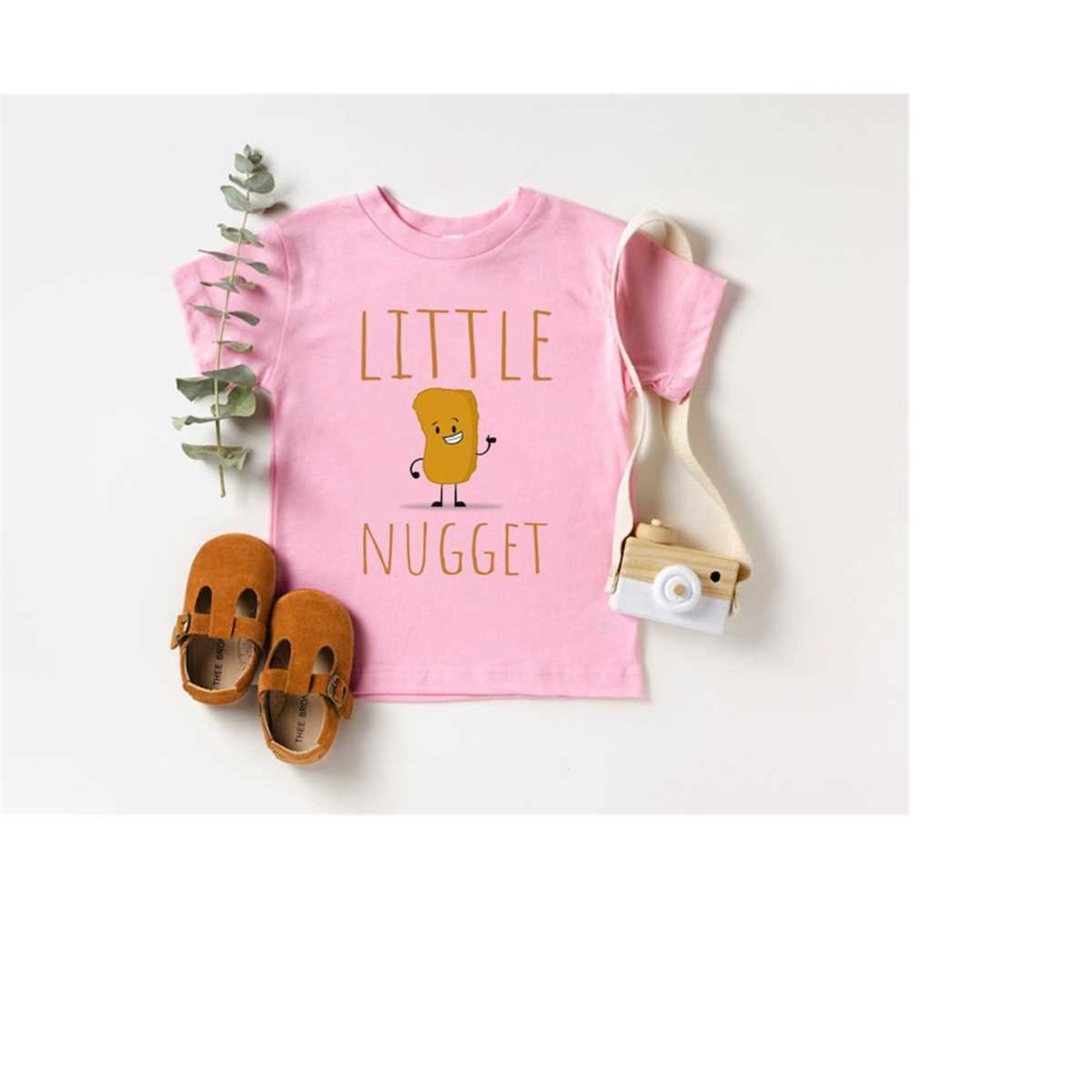 Funny Girls Little Nugget Shirt,Cute Little Chicken Nugget B | Inspire ...
