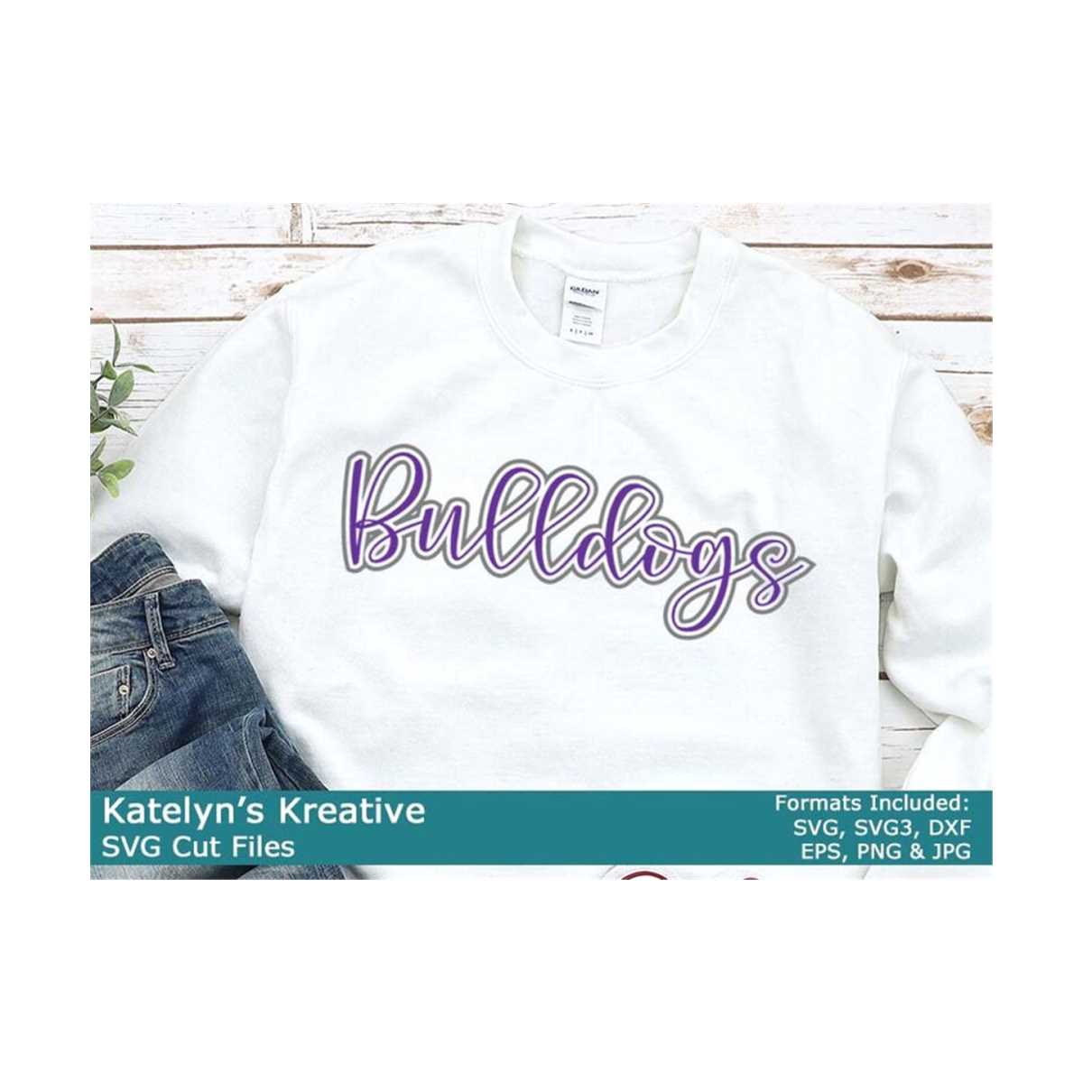 Bulldogs Script SVG Files (2022 Series) | Inspire Uplift