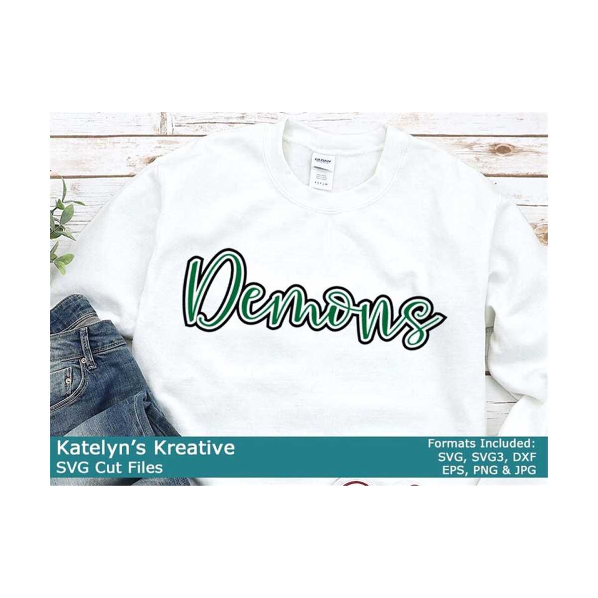 Demons Script SVG Files (2022 Series) - Inspire Uplift