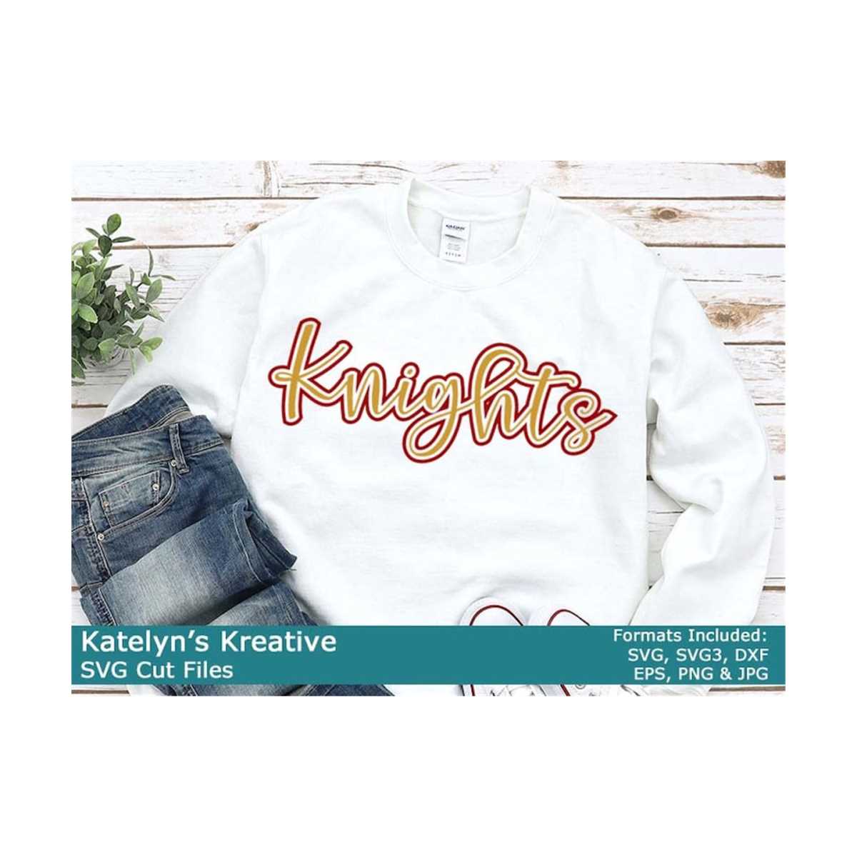 Knights Script SVG Files (2022 Series) - Inspire Uplift