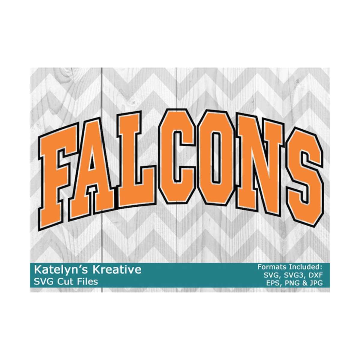Falcons Arched SVG Files | Inspire Uplift